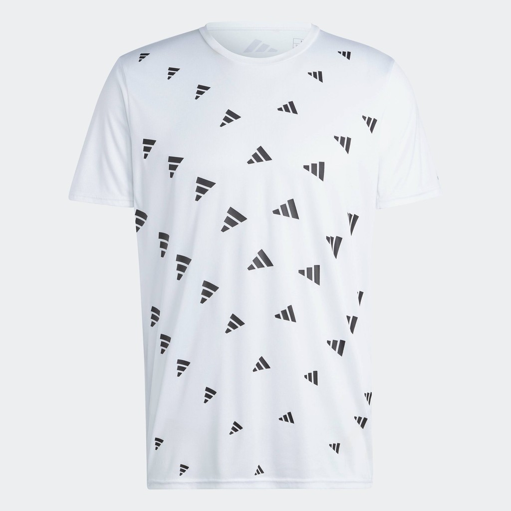 adidas วิ่ง เสื้อยืดพิมพ์ลาย Brand Love ผู้ชาย สีขาว HR3255 | Shopee ...