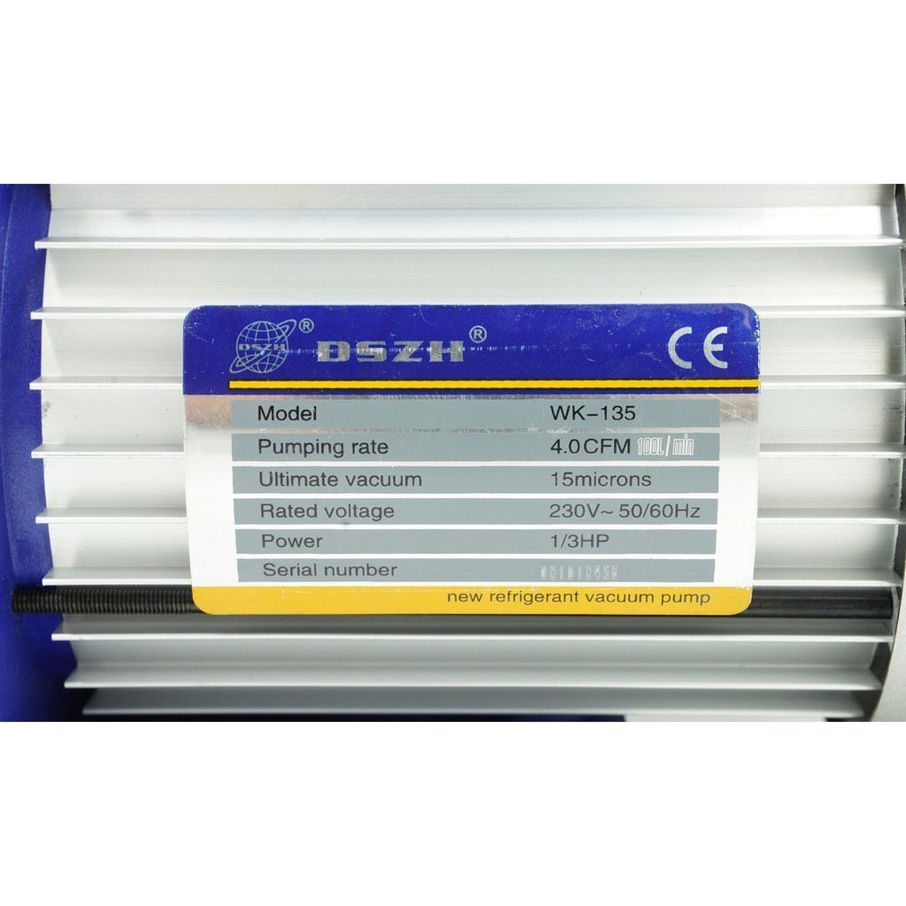 DSZH 135 แวคคั่ม แอร์ ปั๊ม สูญญากาศ 100 ลิตร/นาที Vacuum Pump รุ่น WK-135 | Shopee Thailand