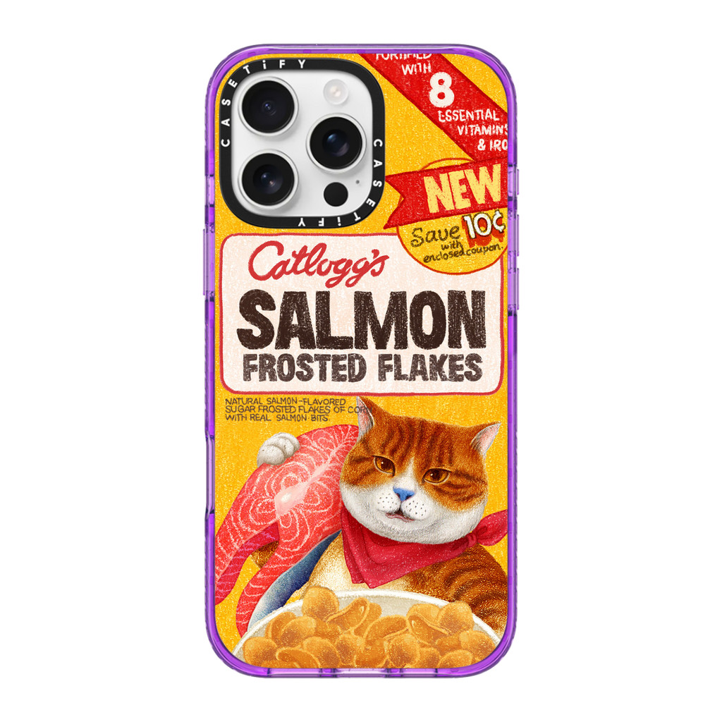 CASETiFY | Catllogg's SALMON #เคสกันกระแทก For iPhone 16 Series ลาย ...