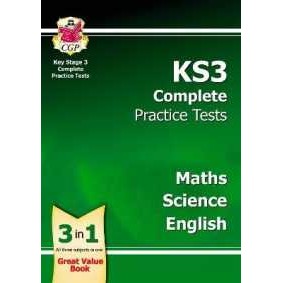 KS3 Complete Practice Tests - Maths, Science & English (Cgp Ks3 ...