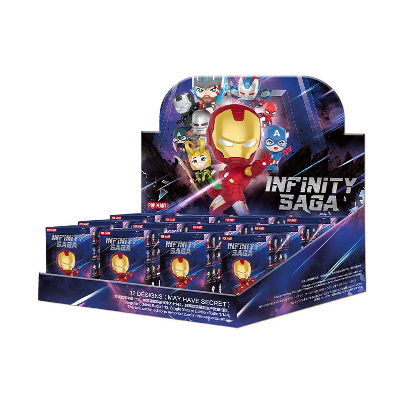 POPMART Bubble Mart Marvel Infinity Legend Series Blind Box รูปอิน ...