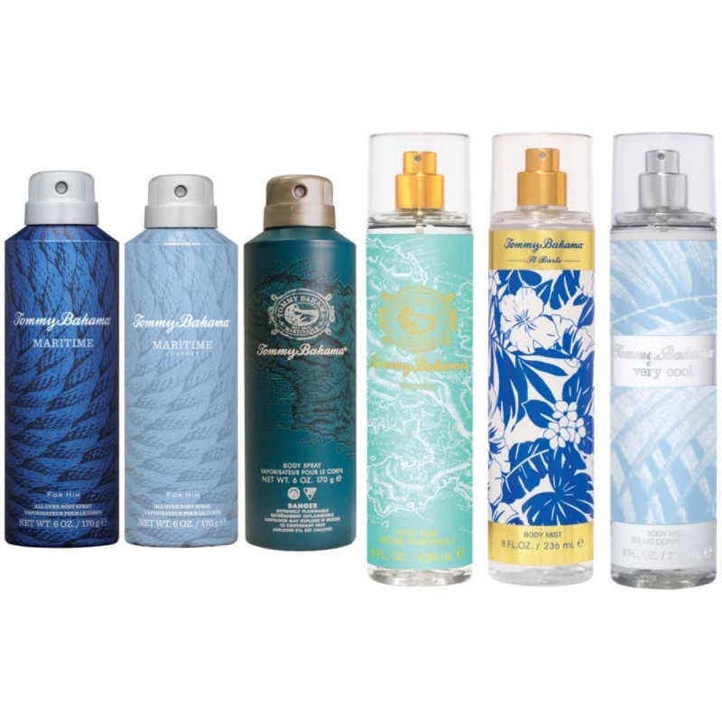 Tommy Bahama Body Mist 8oz /Body Spray 6oz สเปรย์น้ำหอมสำหรับผู้ชาย ...