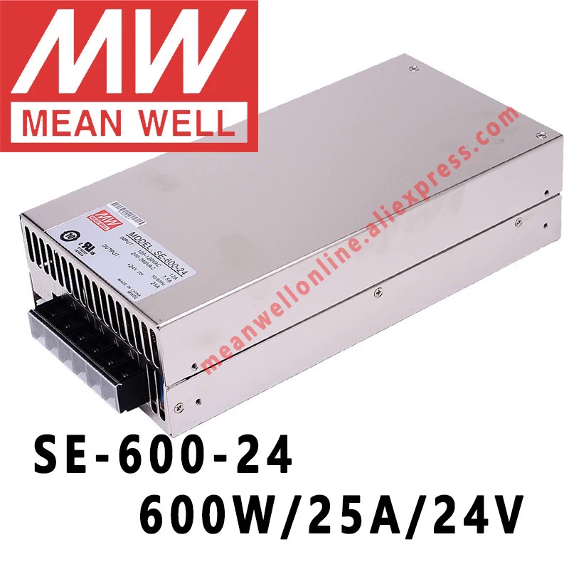 SE-600-24หมายถึงดี600W/25A/24V DC แหล่งจ่ายไฟเอาท์พุทเดี่ยว Meanwell ร้านค้าออนไลน์ | Shopee ...