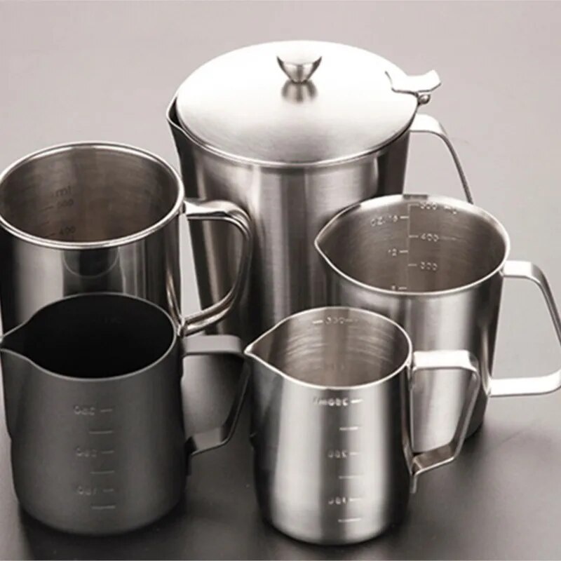 13Z 1PC 350-1000/2000ml Lab 304 Stainless Steel Lab Beaker Measuring ...
