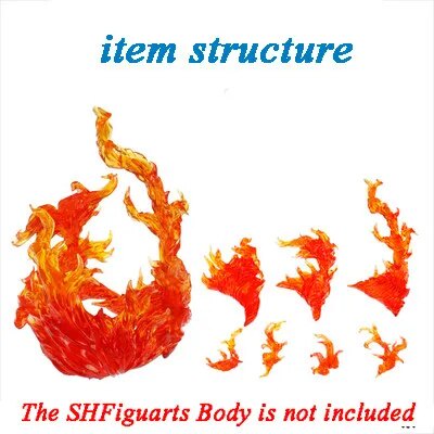 244 Tamashii Flame Impact Effect Model Kamen Rider SHF Action Figure ...