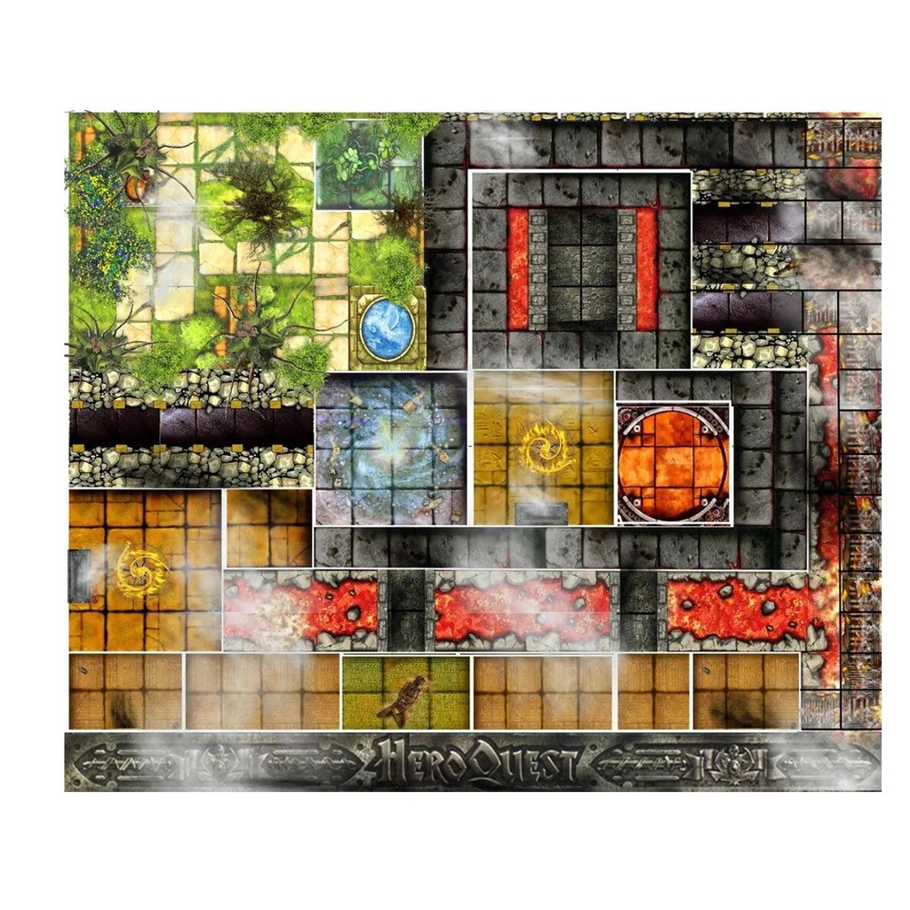 910 Heroquest Game Mat Miniature Board Game Original 2021 HeroQuest is ...
