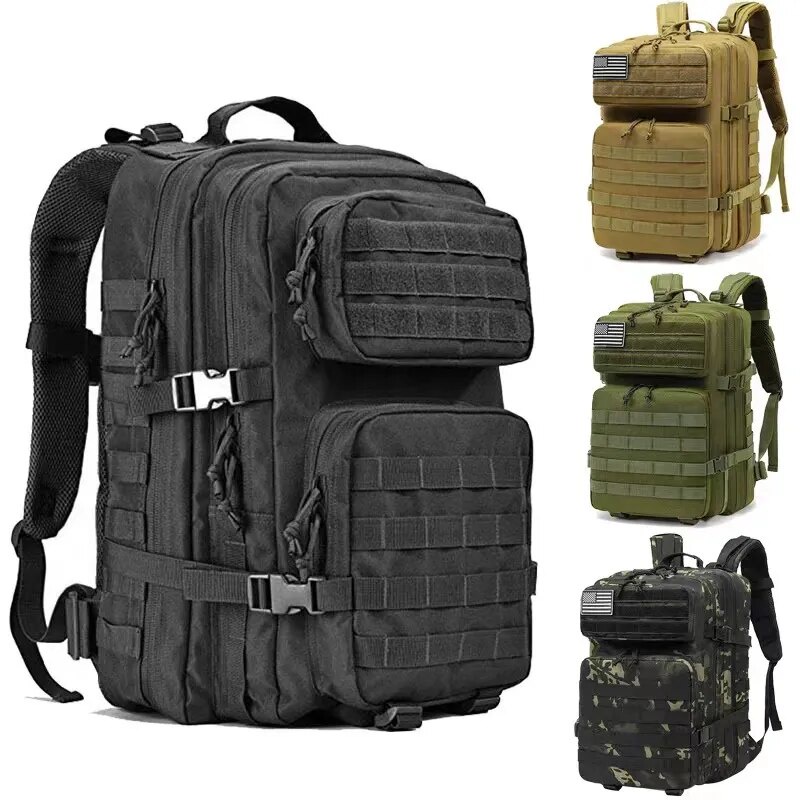 45d 50L Tactical Molle System Bags Backpacs Military Waterproof ...