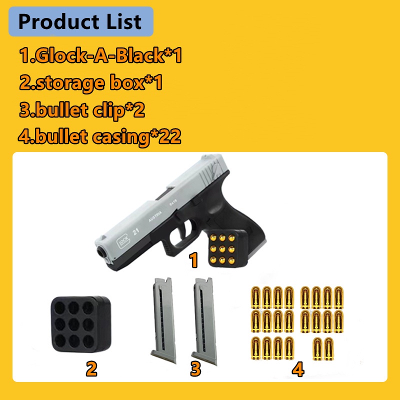 【กรุงเทพ เดลิเวอรี】ปืนของเล่น ปืนพก ปืนเนิร์ฟ ปืนของเล่นเด็ก กระสุนดีด ...