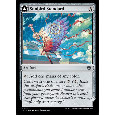 The Lost Caverns of Ixalan (LCI)Sunbird Standard // Sunbird Effigy | Shopee Thailand