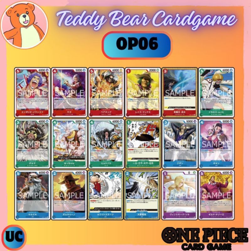 One Piece Card Game OP06:Wings of Captain Single Card (UC) | Shopee Thailand