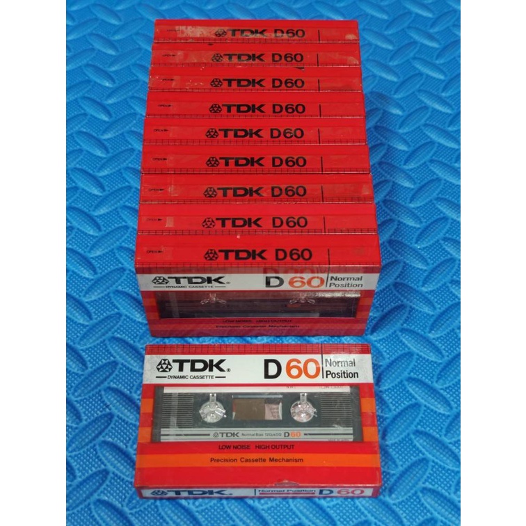 TDK D60 82 เวอร์ชันเฟิร์สคลาสพร้อมเทปเสียงการ์ดเทปเปล่าใหม่ล่าสุดที่ยังไม่ได้เปิด | Shopee Thailand