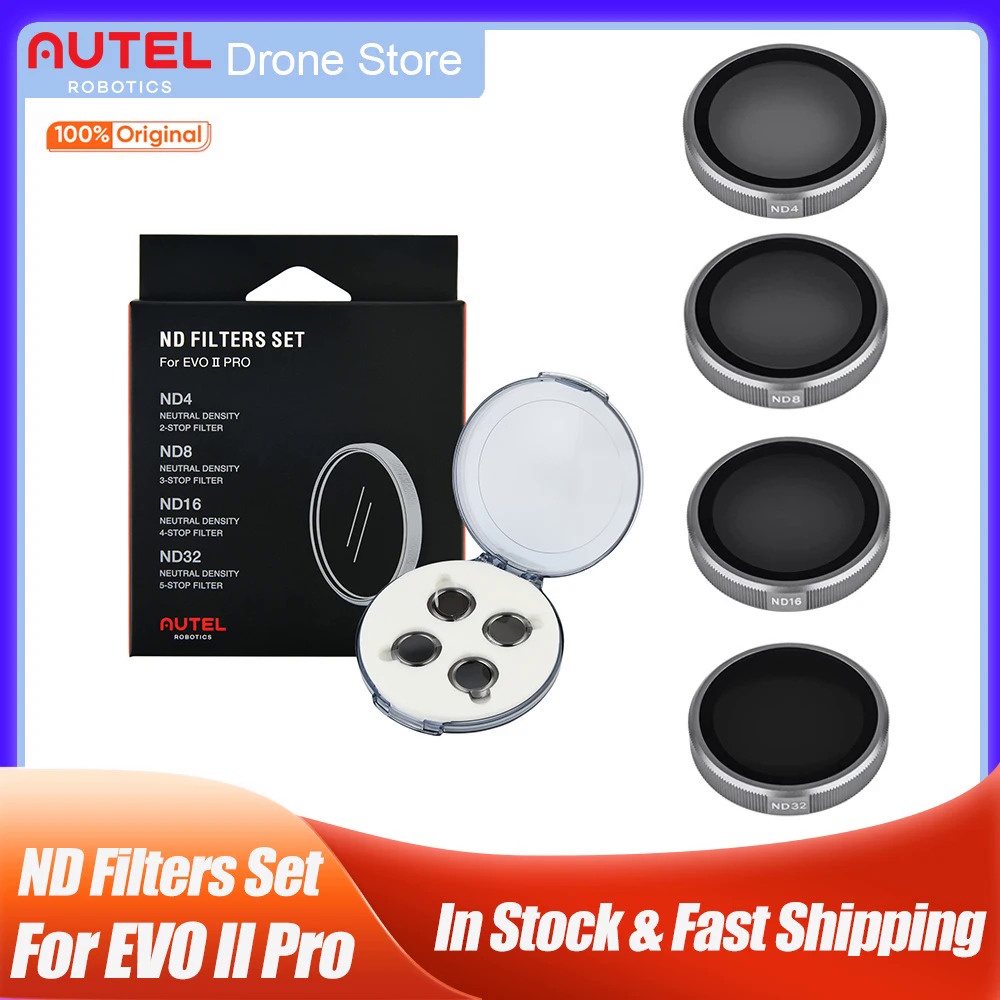 Autel Robotics Original EVO II Pro ND ตัวกรอง4แพ็คตัวกรองเลนส์ ND4 ND8 ...