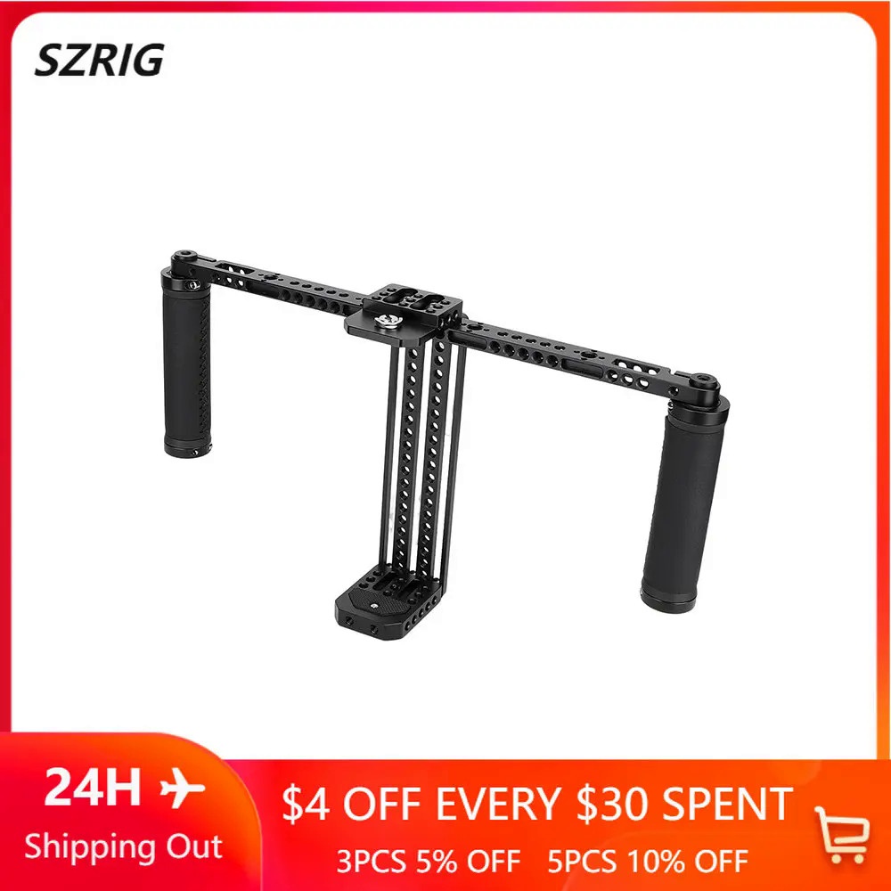 SZRIG Monitor Cage Kit With Handgrip With Extended Cheese Plate ...