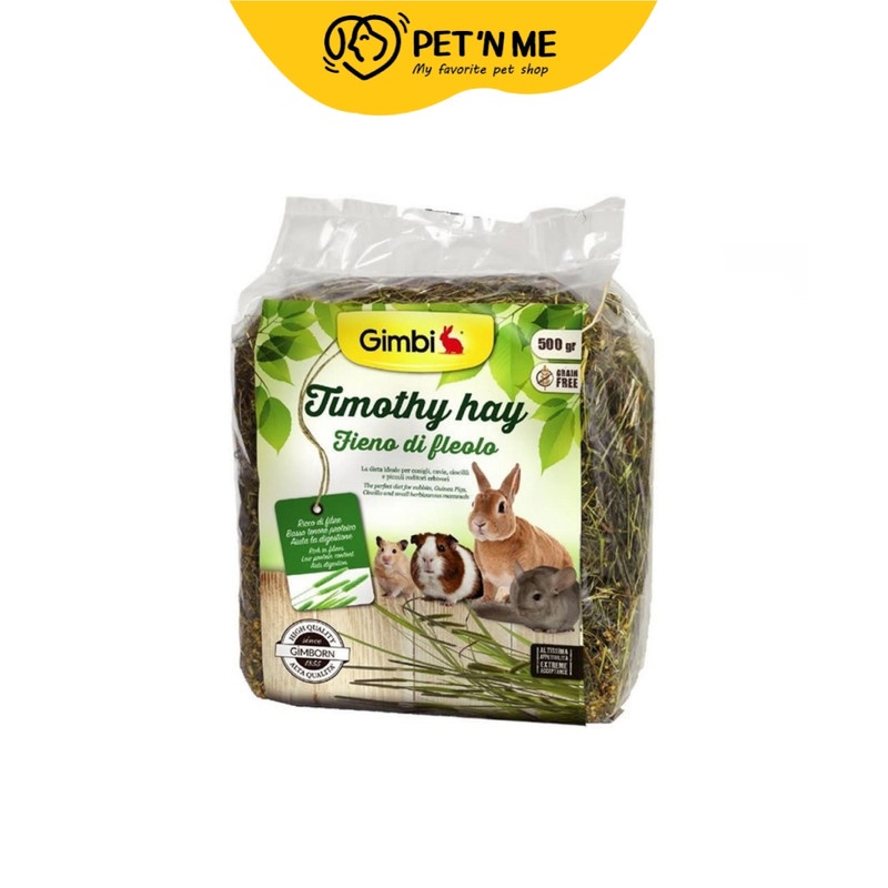 Gimbi กิมบิ หญ้าเฮย์ทิโมธี สำหรับสัตว์ขนาดเล็กอายุ 3 เดือนขึ้นไป 500 g ...