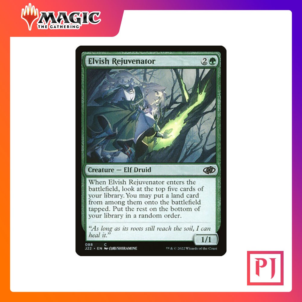 [MTG] Elvish Rejuvenator [J22] [GREEN] [COMMON] [NORMAL] [ENG] (การ์ดเม ...