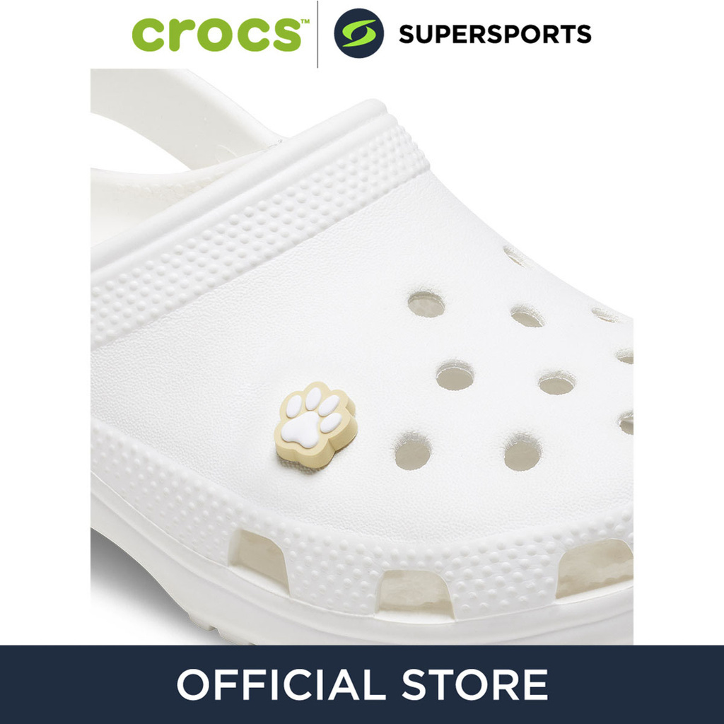 CROCS Jibbitz Beige Dog Paw ตัวติดรองเท้า | Shopee Thailand