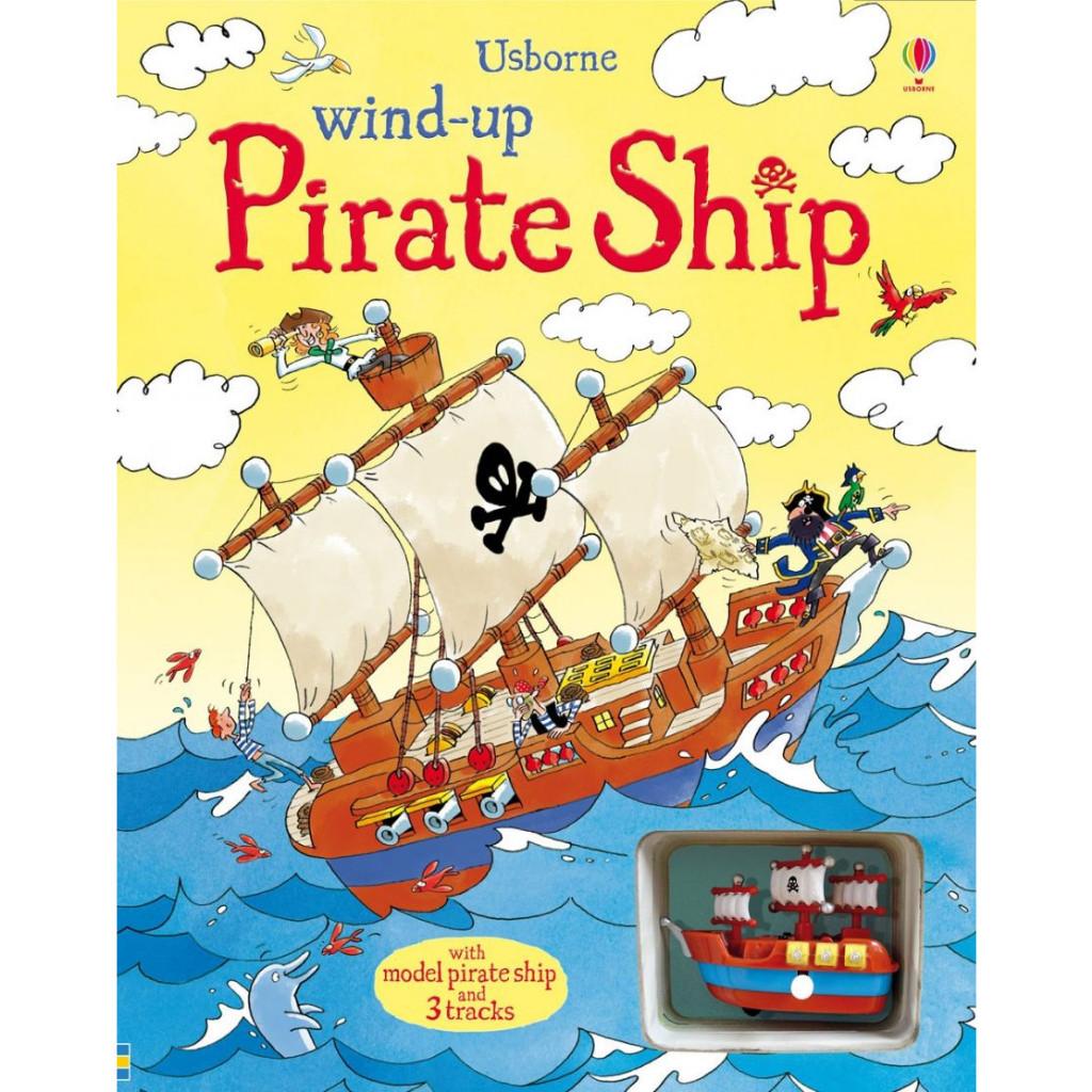 DKTODAY หนังสือ USBORNE WIND-UP BOOKS :PIRATE SHIP (AGE 3+) | Shopee Thailand