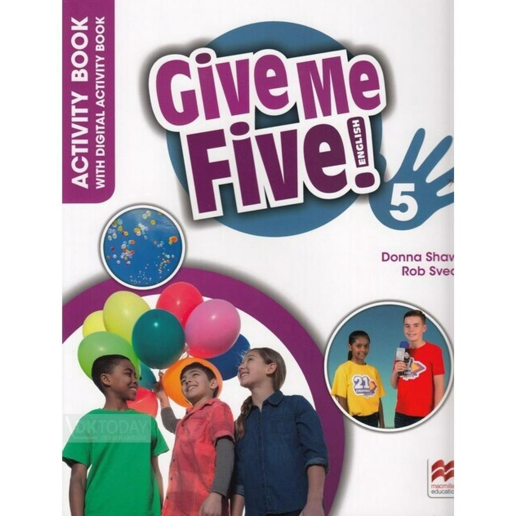 DKTODAY หนังสือ GIVE ME FIVE! 5:ACTIVITY BOOK+DIGITAL AB PACK | Shopee ...