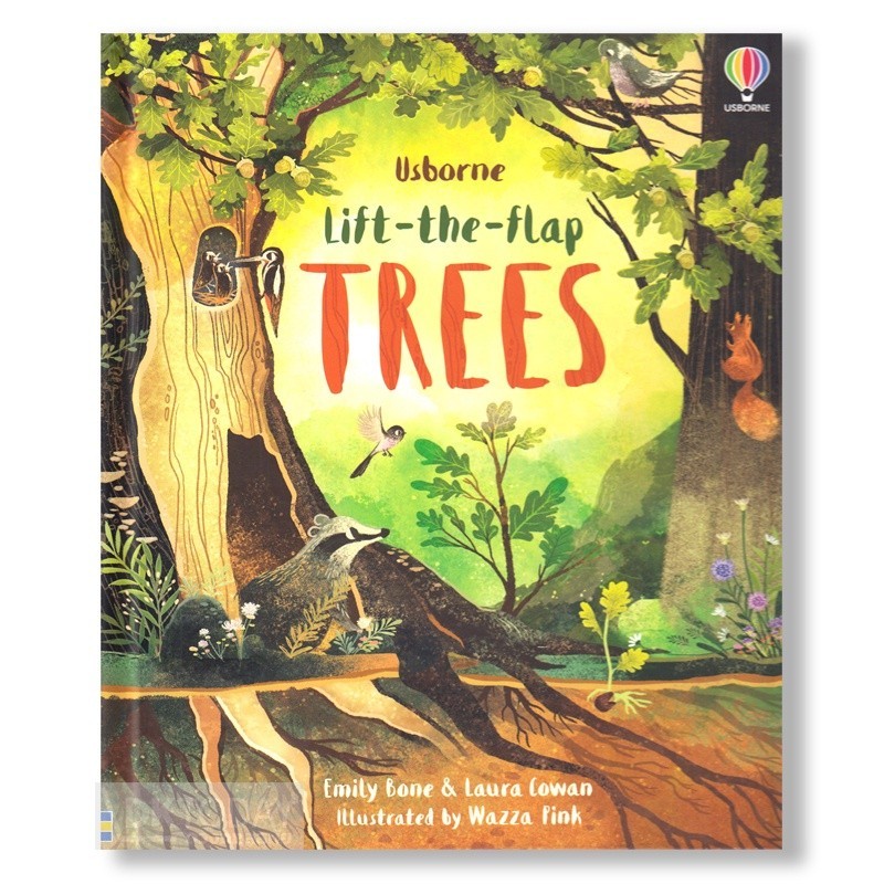 DKTODAY หนังสือ USBORNE LIFT-THE-FLAP TREES (AGE 6+) | Shopee Thailand