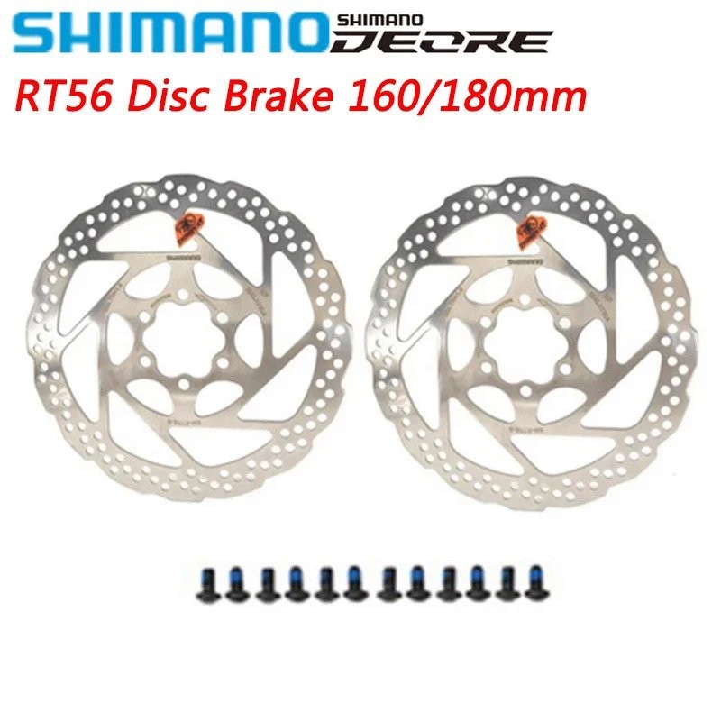 SHIMANO DEORE SM-RT56ดิสก์เบรกโรเตอร์6สายฟ้าจักรยานเสือภูเขาแผ่น M610 ...