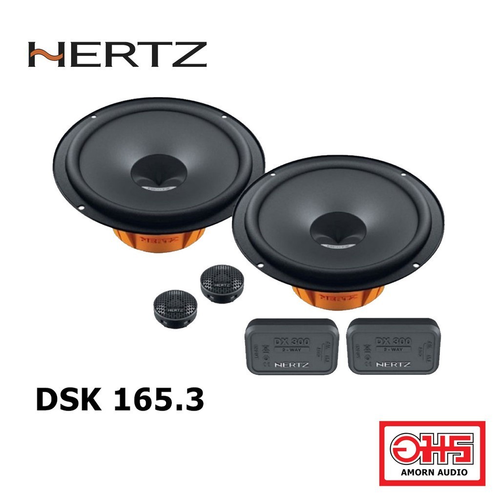 HERTZ DSK 165.3 ลำโพงแยกชิ้นติดรถยนต์ 160w 80rms อมรออดิโอ | Shopee ...