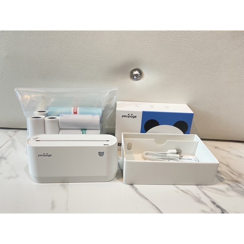 (สินค้ามือสอง) PeriPage A9/A9 MAX เครื่องปริ้นพกพา เครื่องพิมพ์รายชื่อ Peripage x Paperang ...