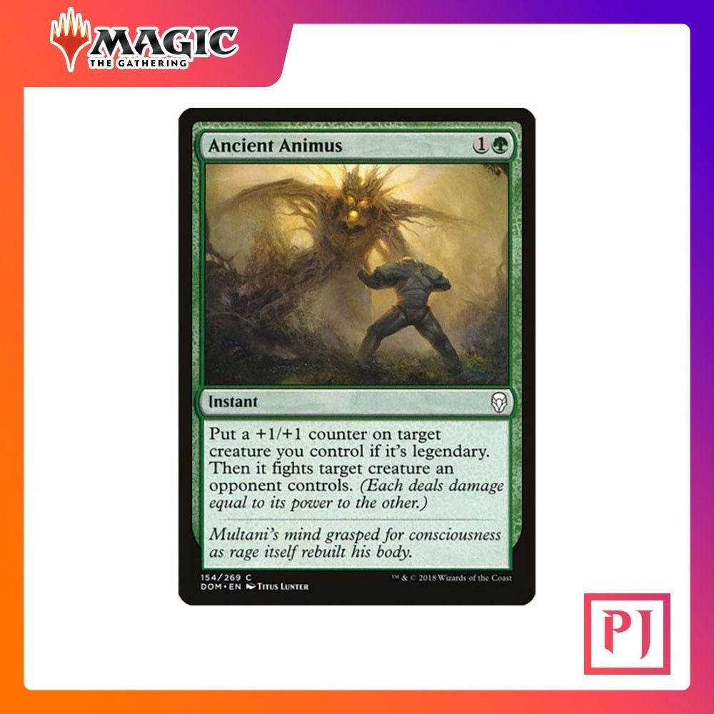 [MTG] Ancient Animus [DMU] [GREEN] [COMMON] [NORMAL] [ENG] (การ์ดเมจิค / Magic the Gathering ...