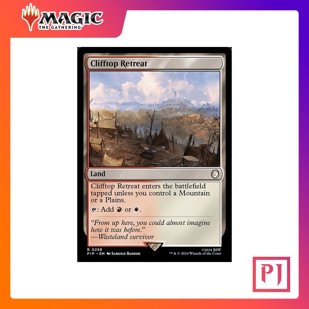 [MTG] Clifftop Retreat - Fallout Commander [PIP] [LAND] [RARE] [NORMAL ...