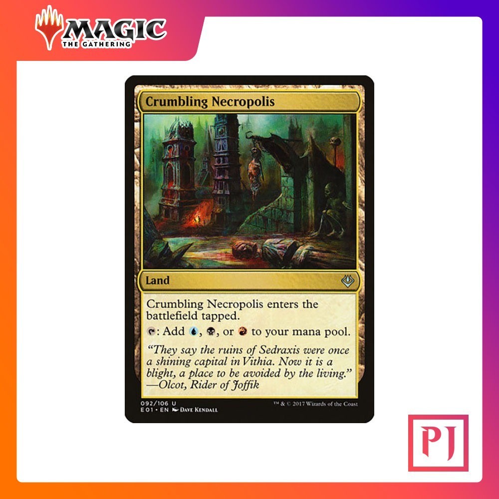 [MTG] Crumbling Necropolis [EO1] [LAND] [COMMON] [NORMAL] [ENG] (การ์ด ...