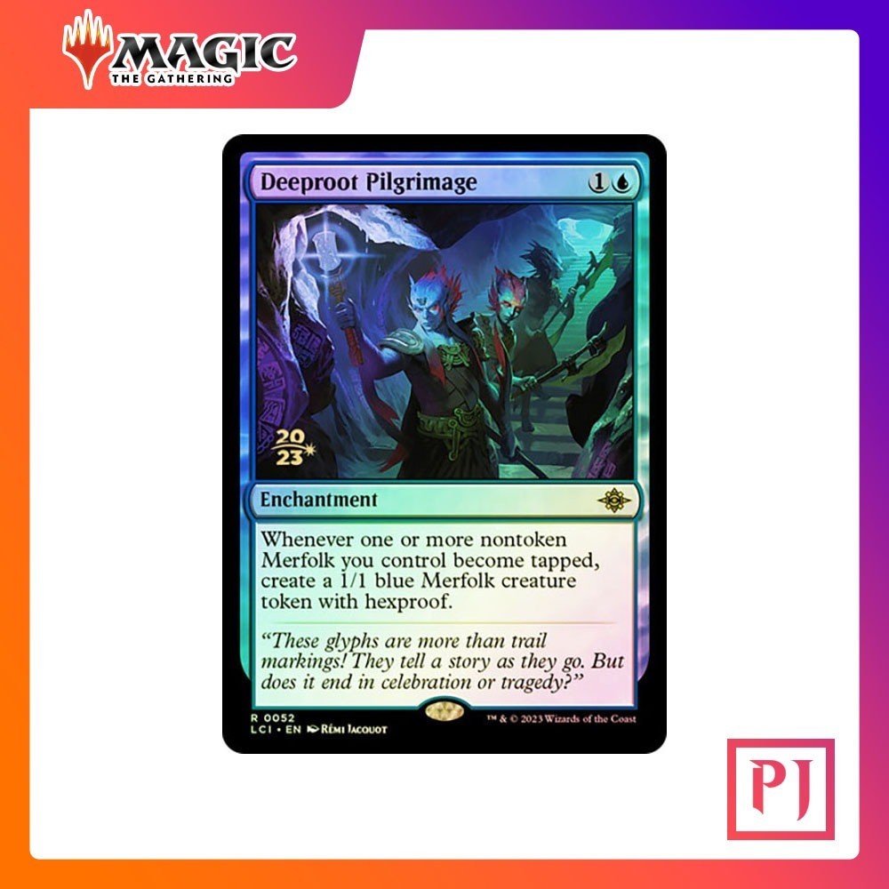 [MTG] Deeproot Pilgrimage (Prerelease) [LCI] [BLUE] [RARE] [FOIL] [ENG ...