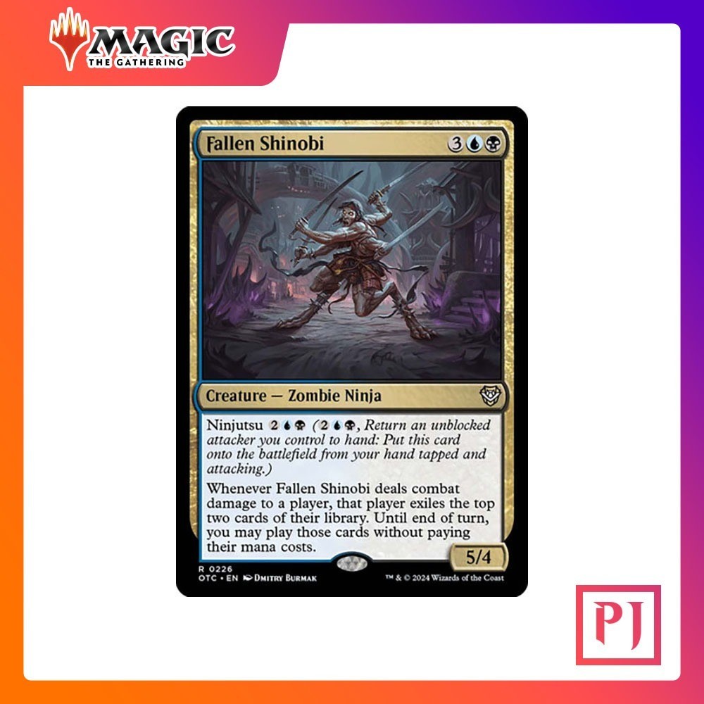[MTG] Fallen Shinobi [OTC] [MULTI] [RARE] [NORMAL] [ENG] (การ์ดเมจิค ...
