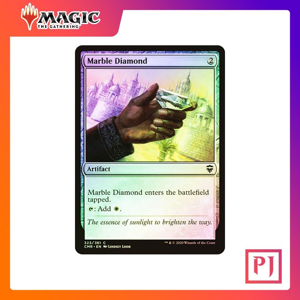 [MTG] Marble Diamond [CMR] [ARTIFACT] [COMMON] [FOIL] [ENG] (การ์ดเมจิค ...