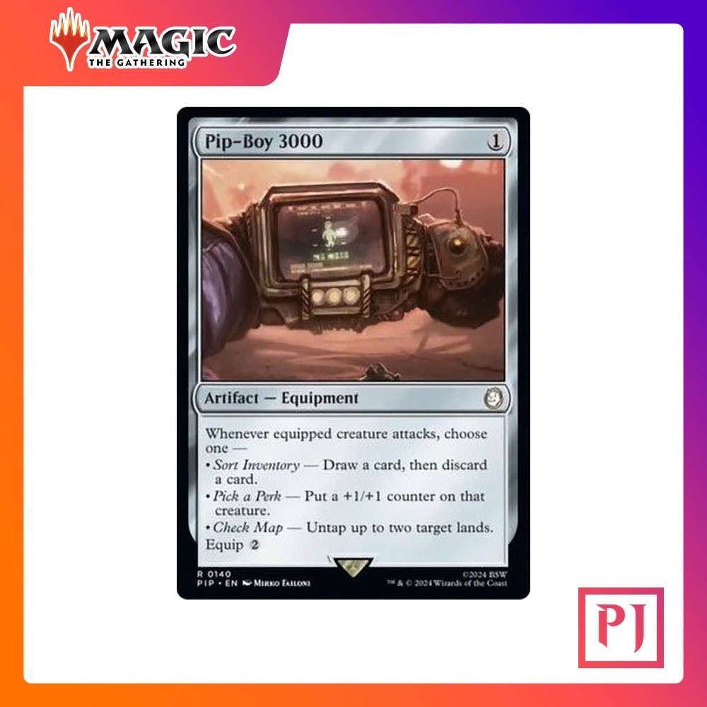 [MTG] Pip-Boy 3000 - Fallout Commander [PIP] [ARTIFACT] [RARE] [NORMAL] [ENG] (Magic the ...