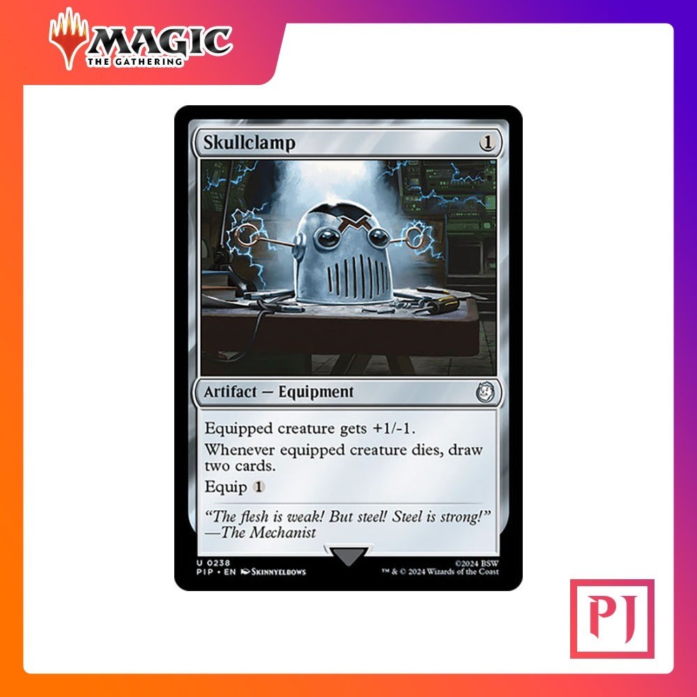 [MTG] Skullclamp - Fallout Commander [PIP] [ARTIFACT] [UNCOM] [NORMAL ...
