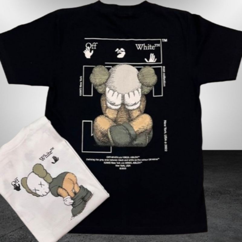 เสื้อยืด Off-White Kaws ออฟไวท์ คอวส์ | Shopee Thailand