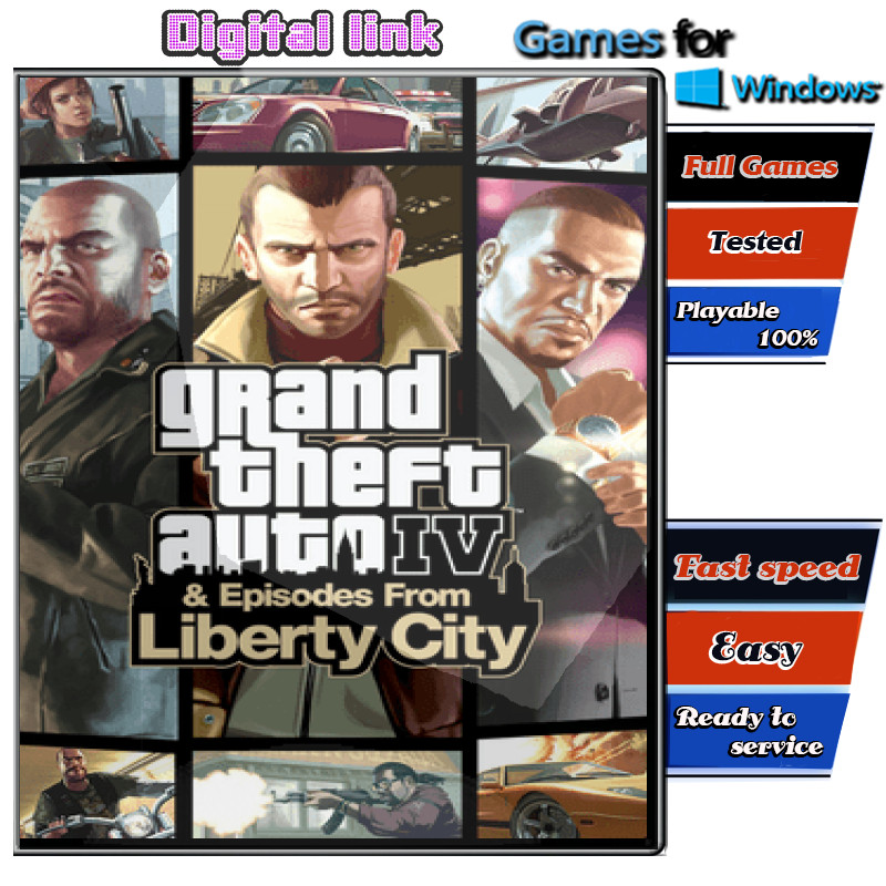 GTA / Grand Theft Auto IV Complete Edition เกม PC Game คอมพิวเตอร์ แบบ ...
