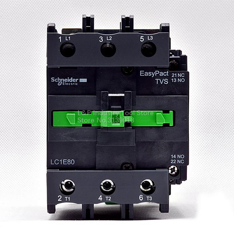 100% ใหม่ Original Schneider LC1-E EasyPact ทีวี Series LC1E80M5N 37KW-380V 80A คอนแทค AC220V ...
