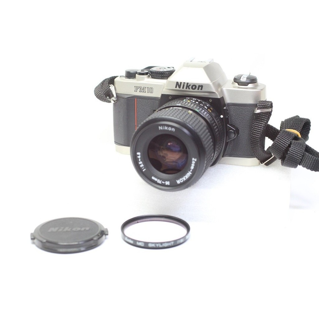 Nikon Fm10 Slr 35Mm Film Camera & Ai-S Zoom Nikkor 35-70Mm F/3.5-4.8 ...