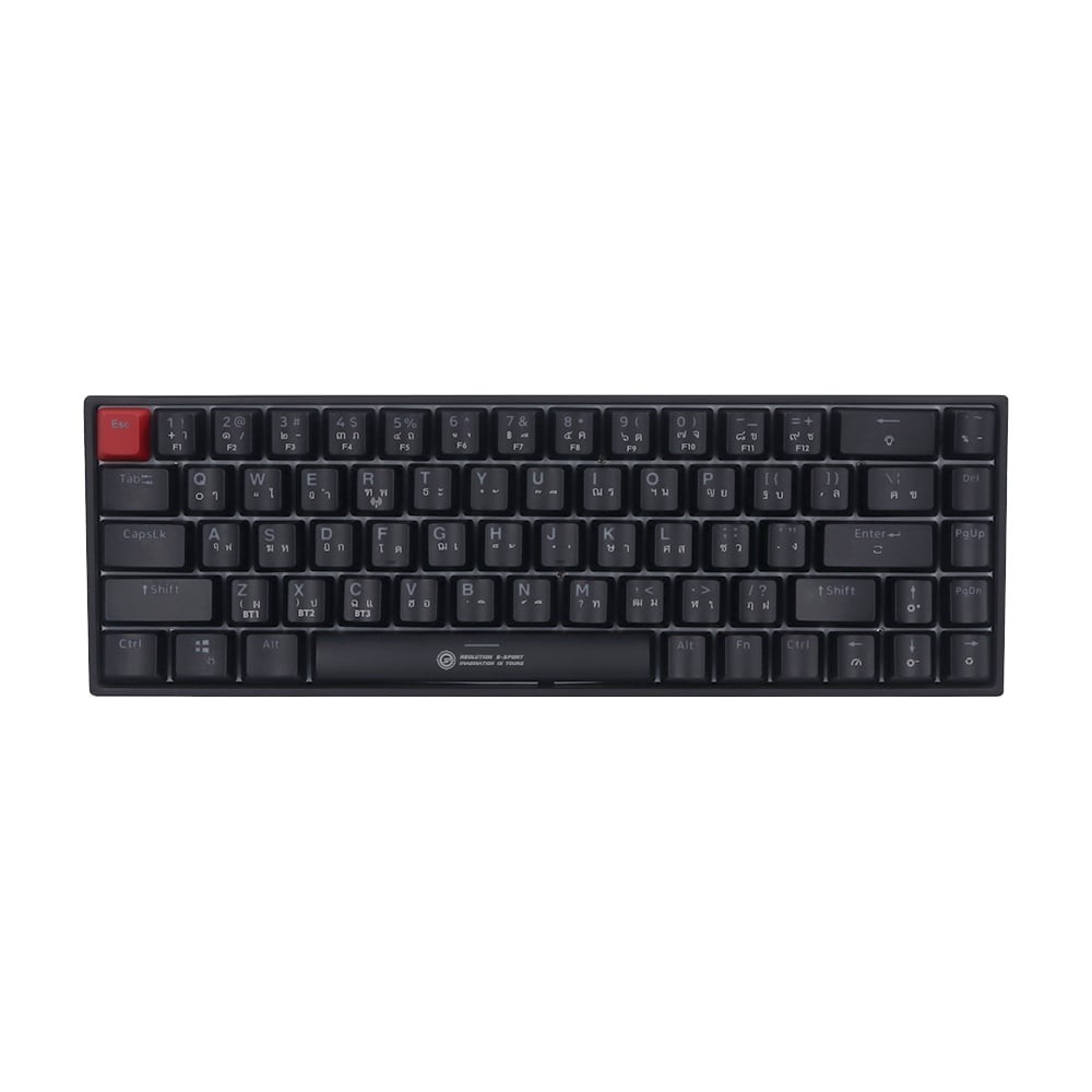 WIRELESS KEYBOARD (คีย์บอร์ดไร้สาย) NEOLUTION E-SPORT THUNDER (BLACK ...