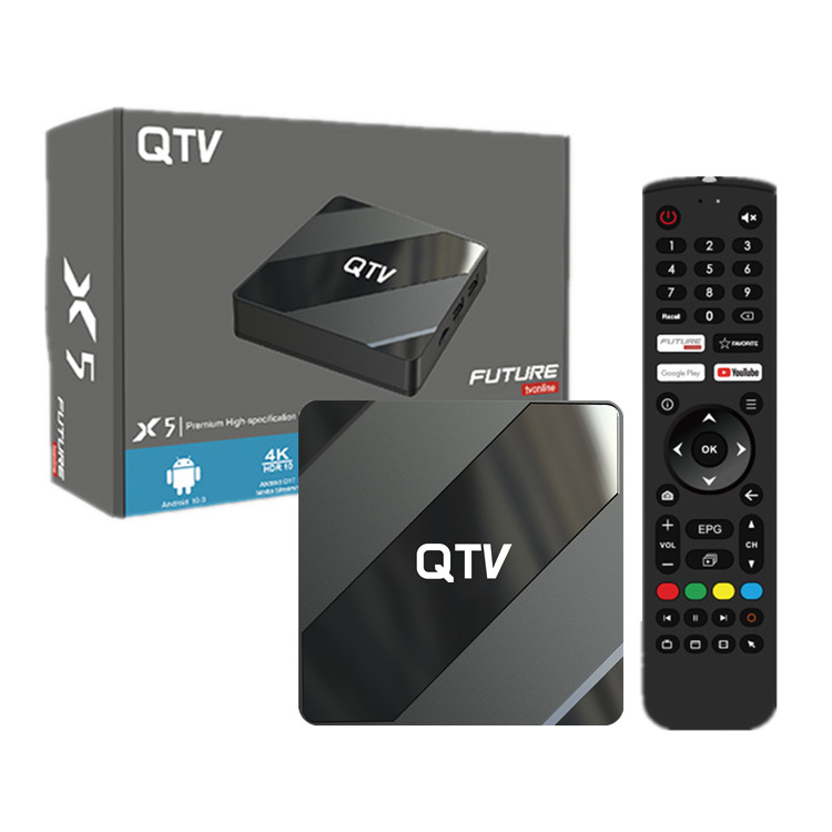 2023 Latest QTV IPTV BOX Future TV TV Online Android 10 Smart 4K tv box ...