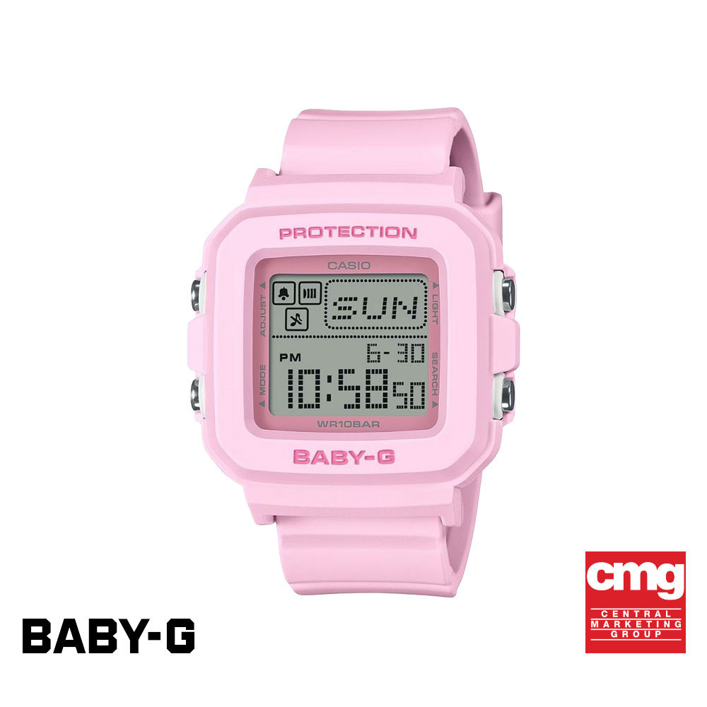 CASIO นาฬิกาข้อมือผู้หญิง BABY-G รุ่น BGD-10-4DR สายเรซิน สีชมพู ...