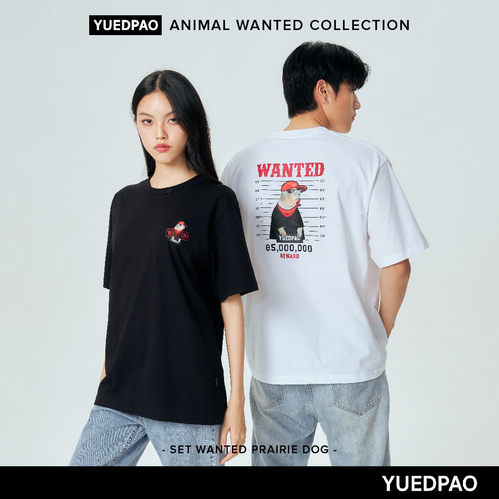 Yuedpao Animal Collection ผ้าหนาทรงสวย ยับยากรีดง่าย เสื้อยืดเปล่า เสื้อยืดโอเวอร์ไซส์ Set ...