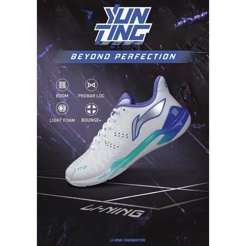 (Pre-Order)Li-Ning รองเท้าแบดมินตัน รุ่น YUN-TING (AYZYU017-1) | Shopee ...