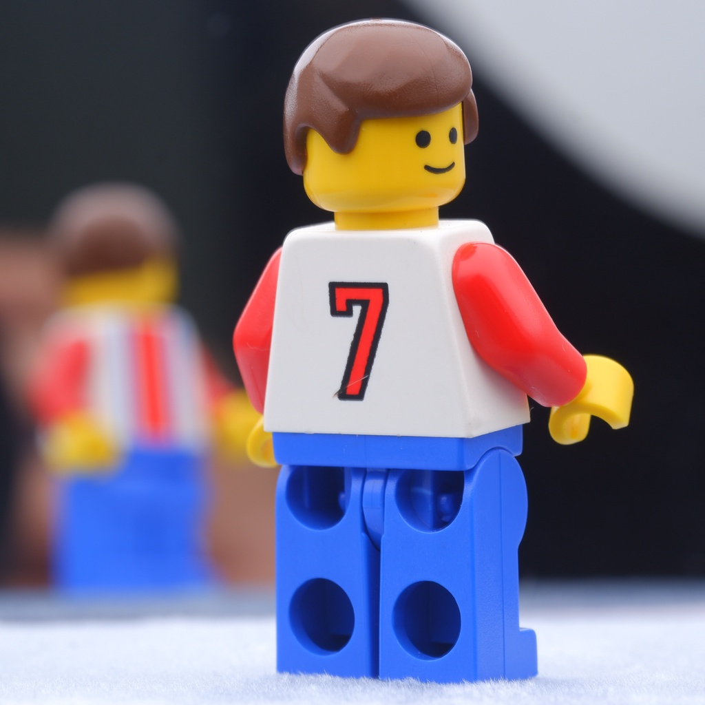 LEGO Soccer Player Red Team Number 7 Sport Town & City | Shopee Thailand