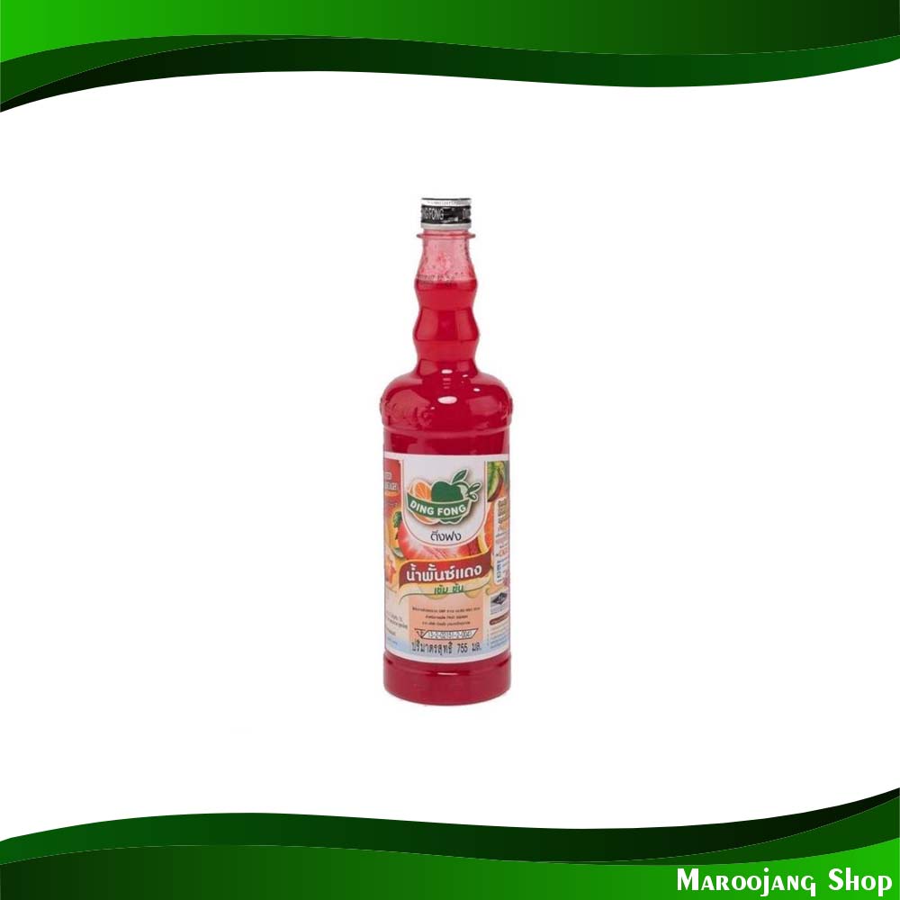 น้ำผลไม้เข้มข้น น้ำพั้นช์แดง ติ่งฟง 755 มล. Concentrated Fruit Juice ...