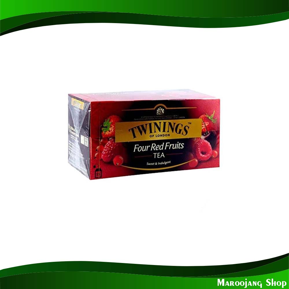 ชา โฟร์เรตฟรุ๊ต ทไวนิ่งส์ (กล่อง25ซอง) Four Rate Fruit Tea Twinings ...