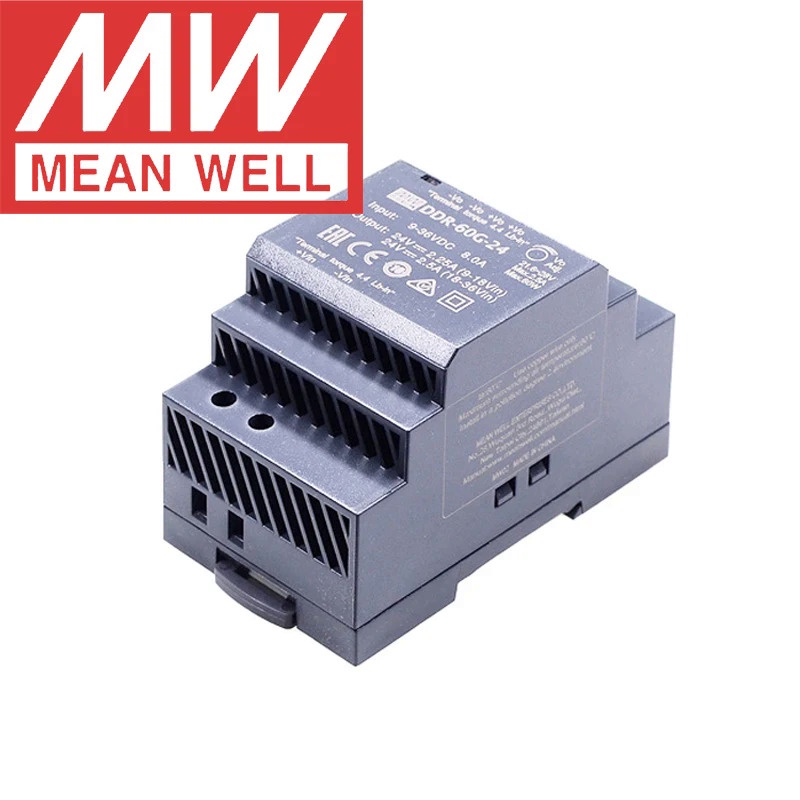 Original Mean Well DDR-60G-5 Din Rail ประเภท DC-DC Converter Meanwell ...