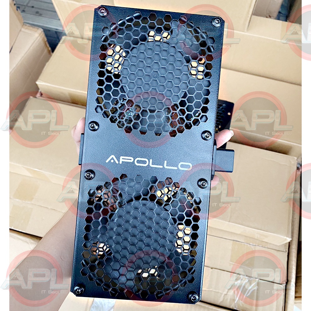APOLLO รุ่น APL-CF02 พัดลมตู้Rack 4x4 DUAL FAN Cooling พัดลมตู้แร็คแบบ ...