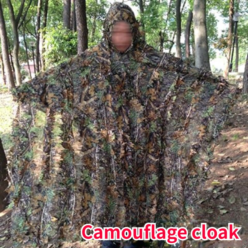 01w Outdoor Birdwatching Hunting Leaf Ghillie Suit 3D Tactical ...