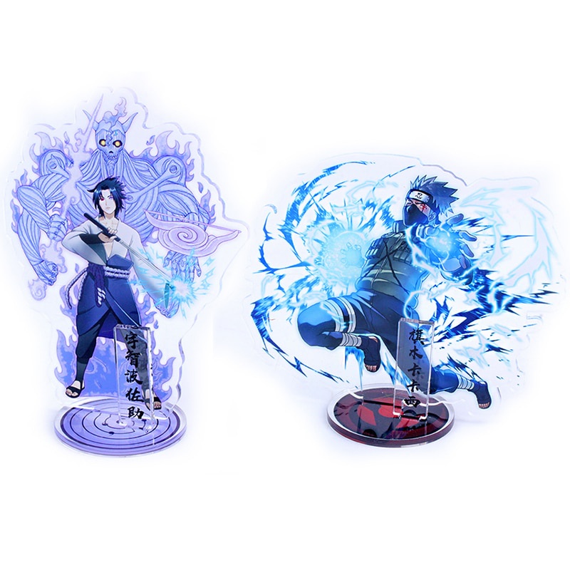 49K Anime Naruto Figures Big Acrylic Stand Model Toys Cartoons Uchiha ...